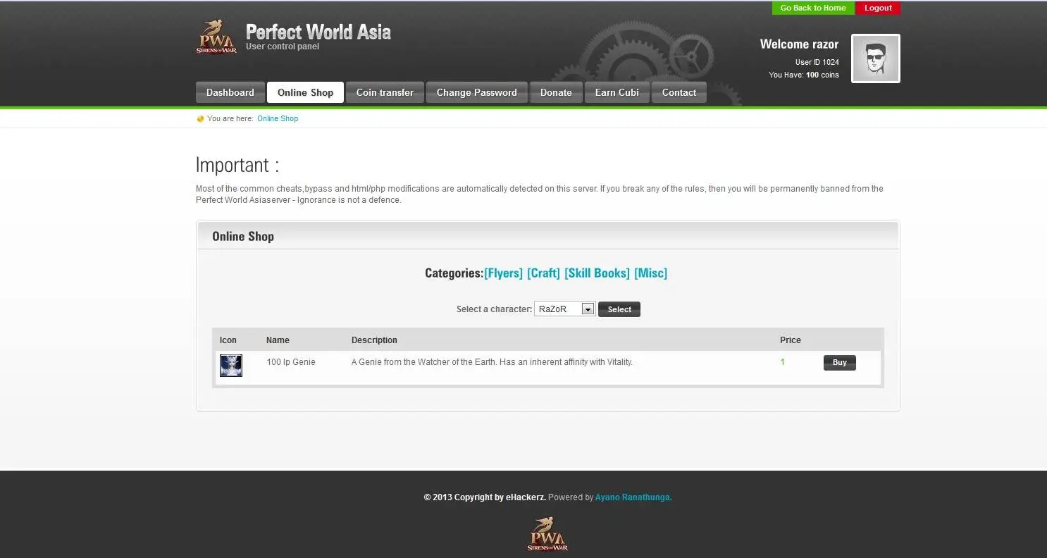 Need Help With Web Panel Ragezone Mmo Development Forums 7845